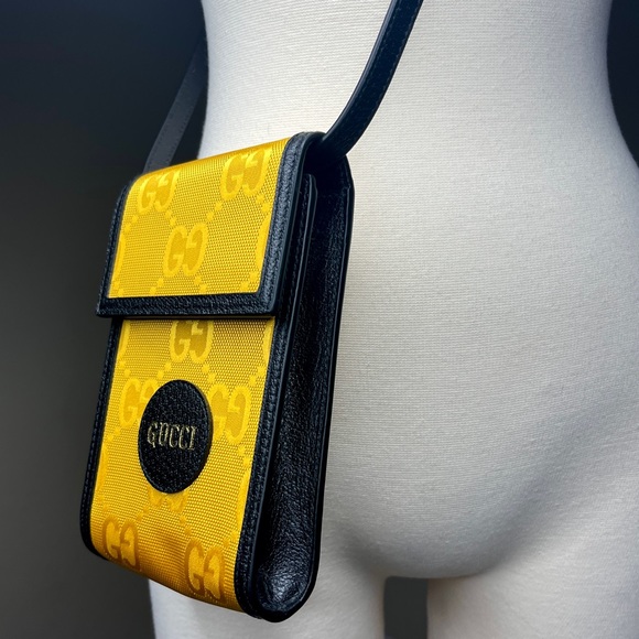 Gucci | Bags | Gucci Yellow Mini Bag Purse Off The Grid 625599 ...